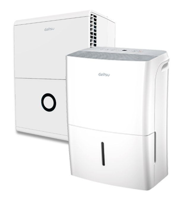 Daitsu Dehumidifier Elvegast - Marrón y Blanco