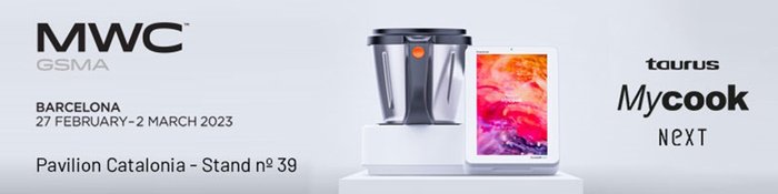 Taurus exhibe en el MWC23 su robot de cocina Mycook Next, diseñado y ...