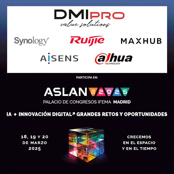 DMI Pro participará en Aslan 2025 - Marrón y Blanco