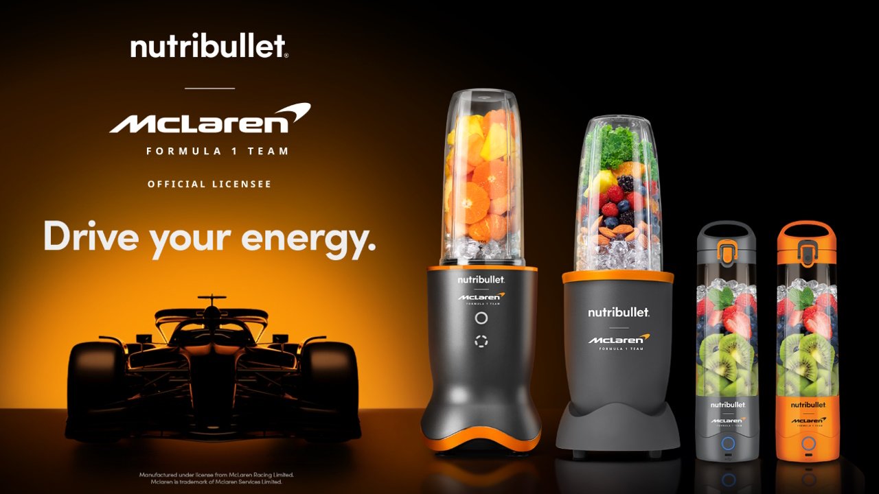 nutribullet® y McLaren Fórmula 1 Team anuncian una colaboración de alta velocidad - Marrón y Blanco
