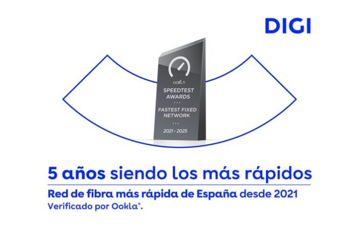DIGI cumple 5 años como el operador con “La red de fibra más rápida de ...