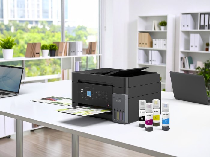 Epson amplía la gama EcoTank - Marrón y Blanco