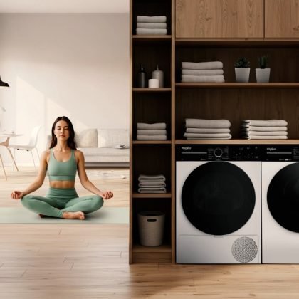 Para Whirlpool vivir más despacio empieza en casa - Marrón y Blanco