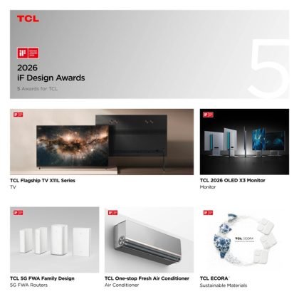 TCL obtiene 11 galardones en los premios iF Design Awards y Red Dot ...